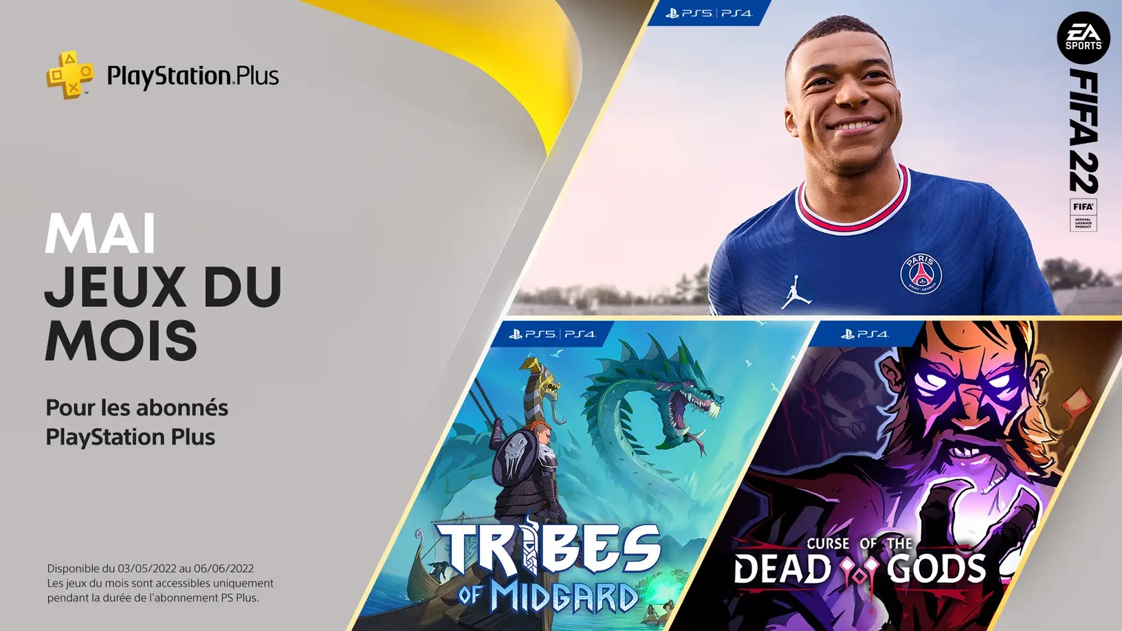 Playstation Plus : Les jeux offerts du mois de mai 2022